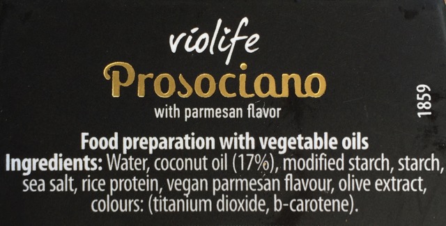 VEGANOO Vegan Reviews: New: Violife 'Prosociano' Vegan Parmesan