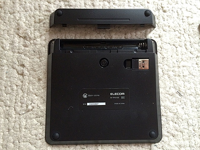 ネオ自宅警備員のレビューブログ: ELECOMワイヤレスタッチパッド『M-TP01DS』レビュー