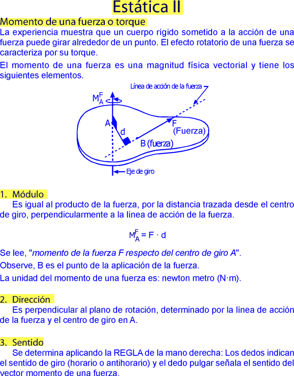 MOMENTO DE FUERZA O TORQUE SEGUNDA CONDICIÓN DE EQUILIBRIO EJERCICIOS ...