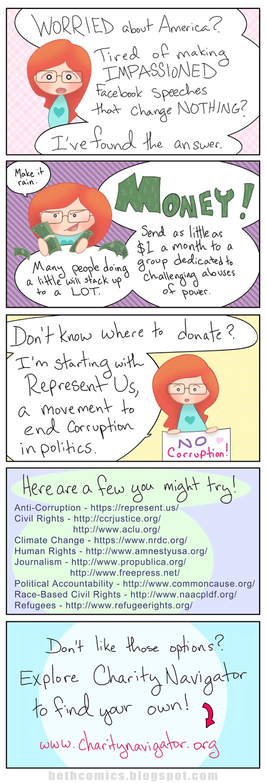 Beth Comics: Making Change