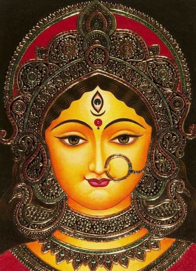 CHODAVARAMNET: GODDESS SRI KANAKA DURGA MATHA INDIAN PAINTING 2017