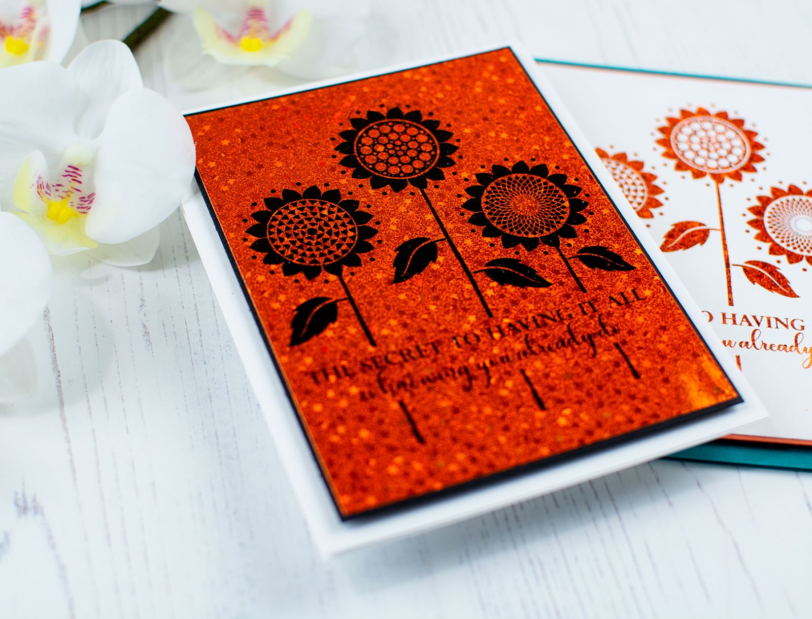 Houses Built of Cards: Foiling Two Ways - Simon Says Stamp October Card Kit