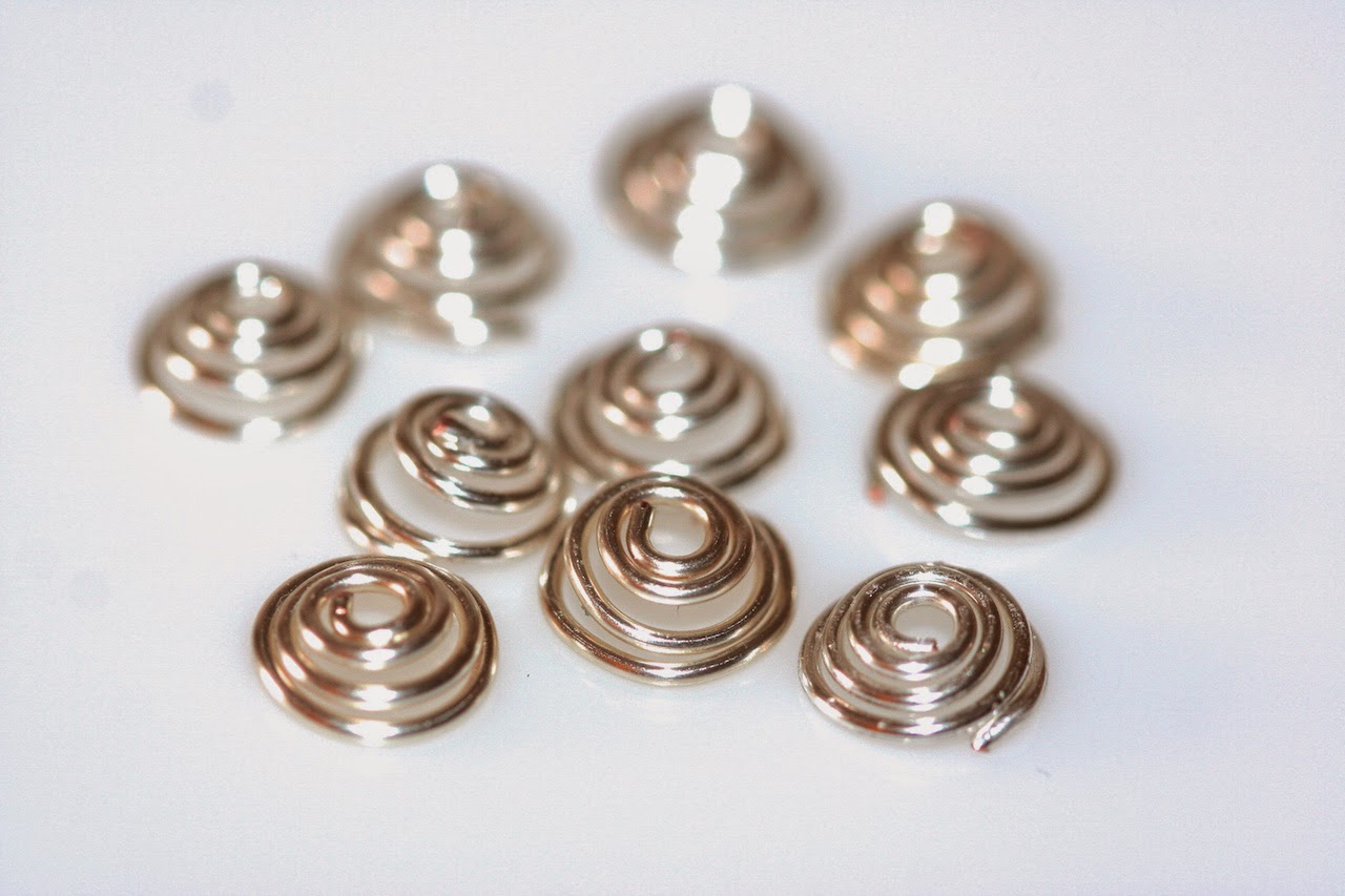 Irene Helms Designs: Tutorial: How to Make Spiral Bead Caps