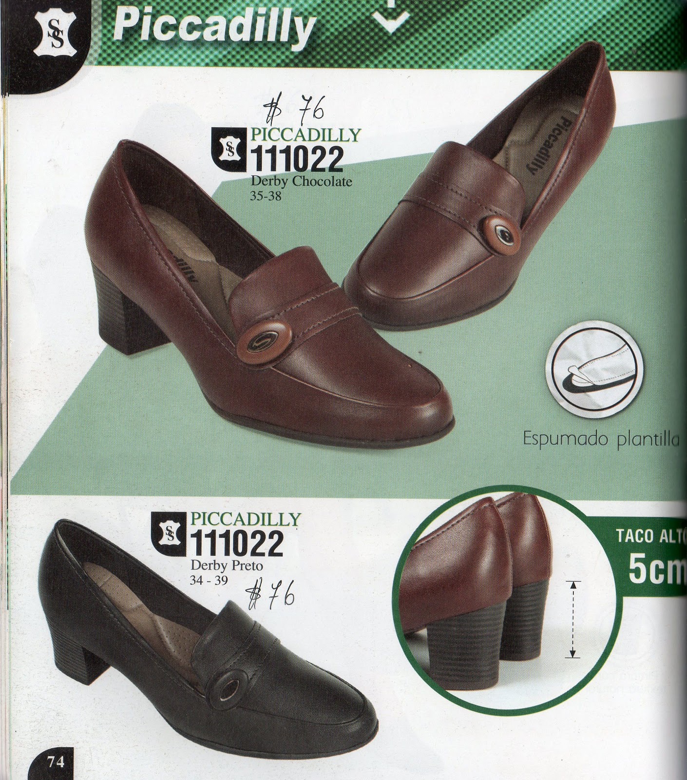 CATALOGO DE ZAPATOS: Varios Piccadilly