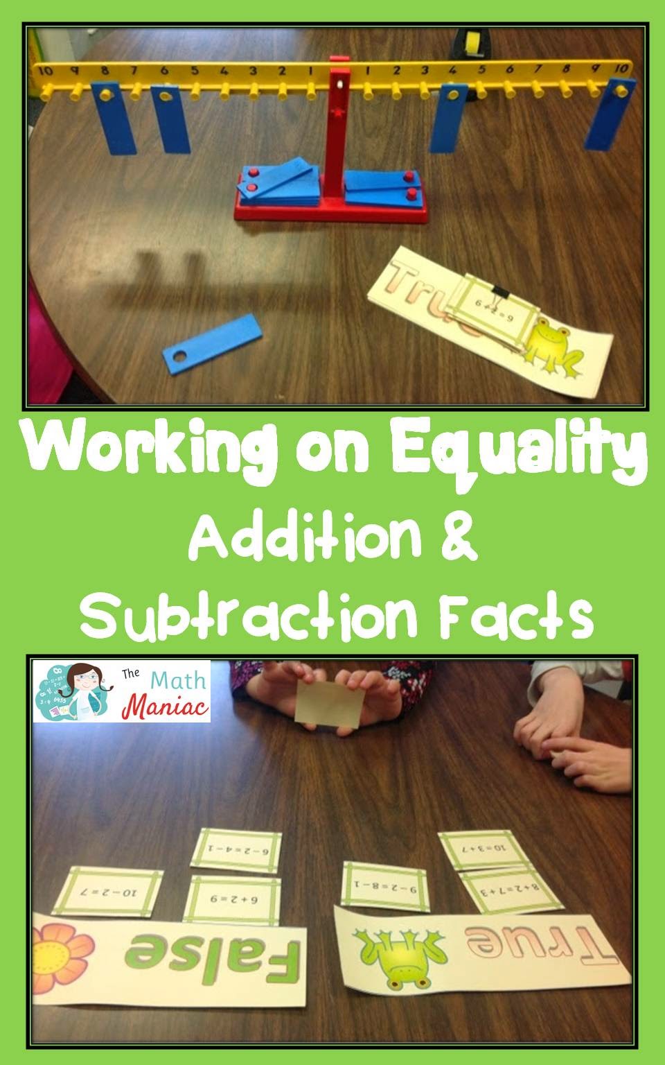 The Elementary Math Maniac: Working on Equality