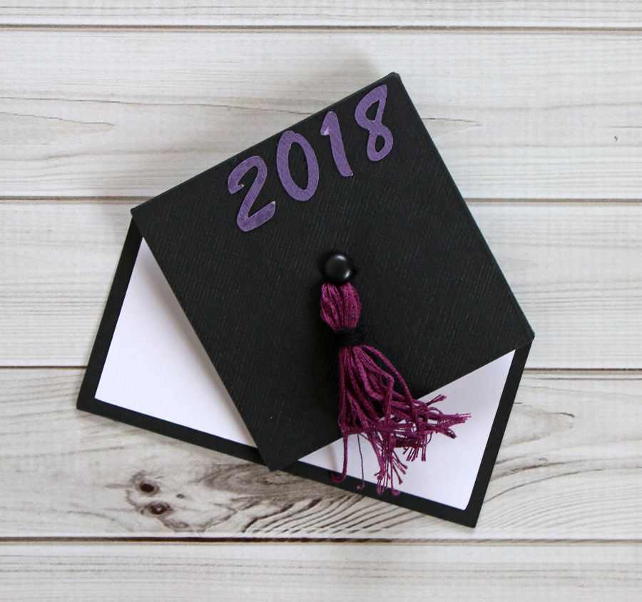 Taylor Stamped: Grad Cap Card