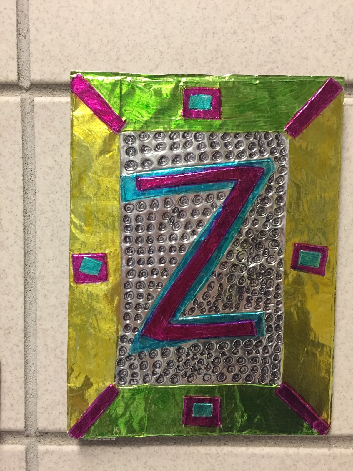 Mrs. O'Connell's Art Room: Illuminated Letters