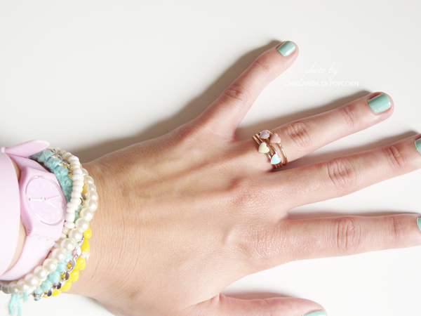 Ghirlanda di Popcorn | Coffee & Craft: pastel rings