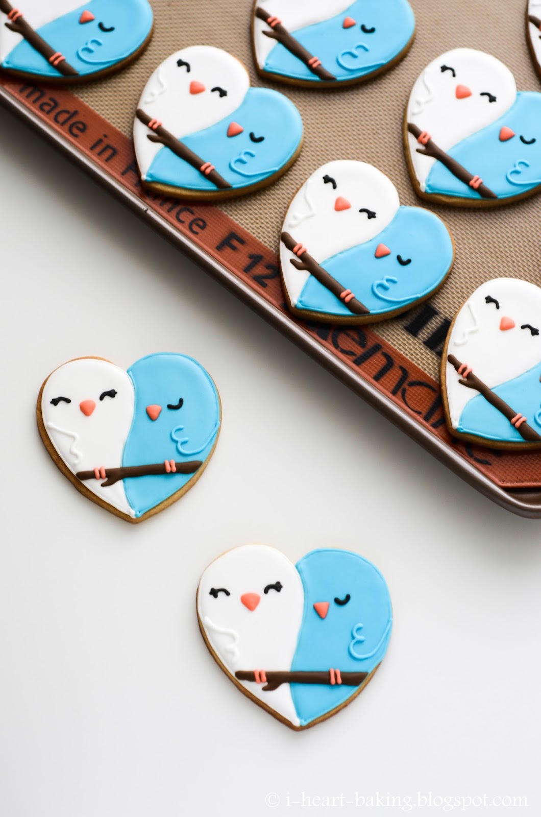 i heart baking!: lovebird cookies
