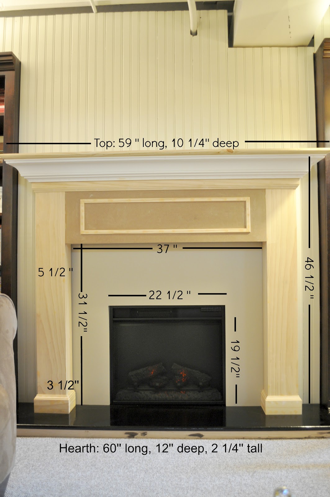 Just So Lovely: A Fireplace Tutorial
