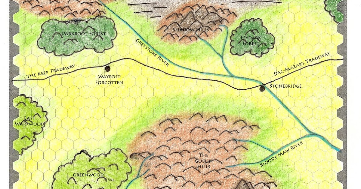 The Borderlands: Borderlands Gazetteer: Central Borderlands Map
