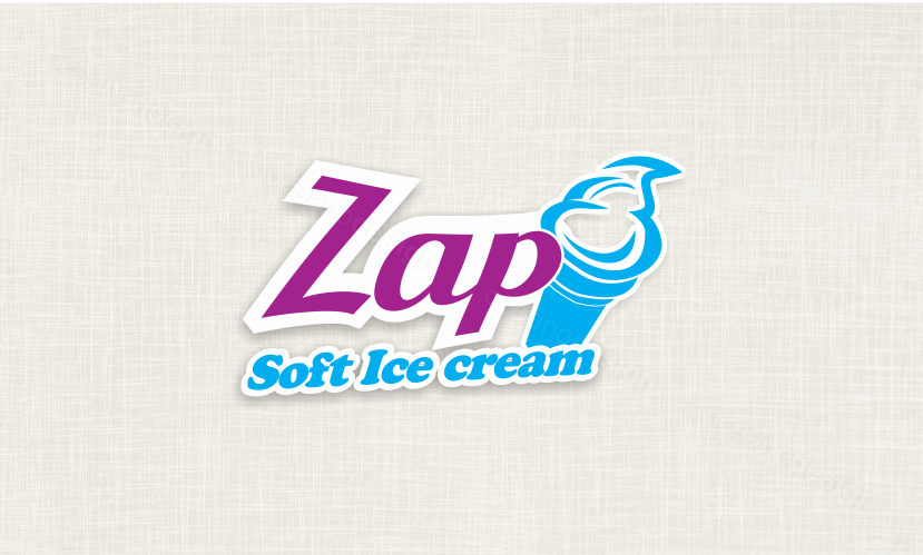 Logo Zap Ice Cream - Jasa Desain Grafis Jogja
