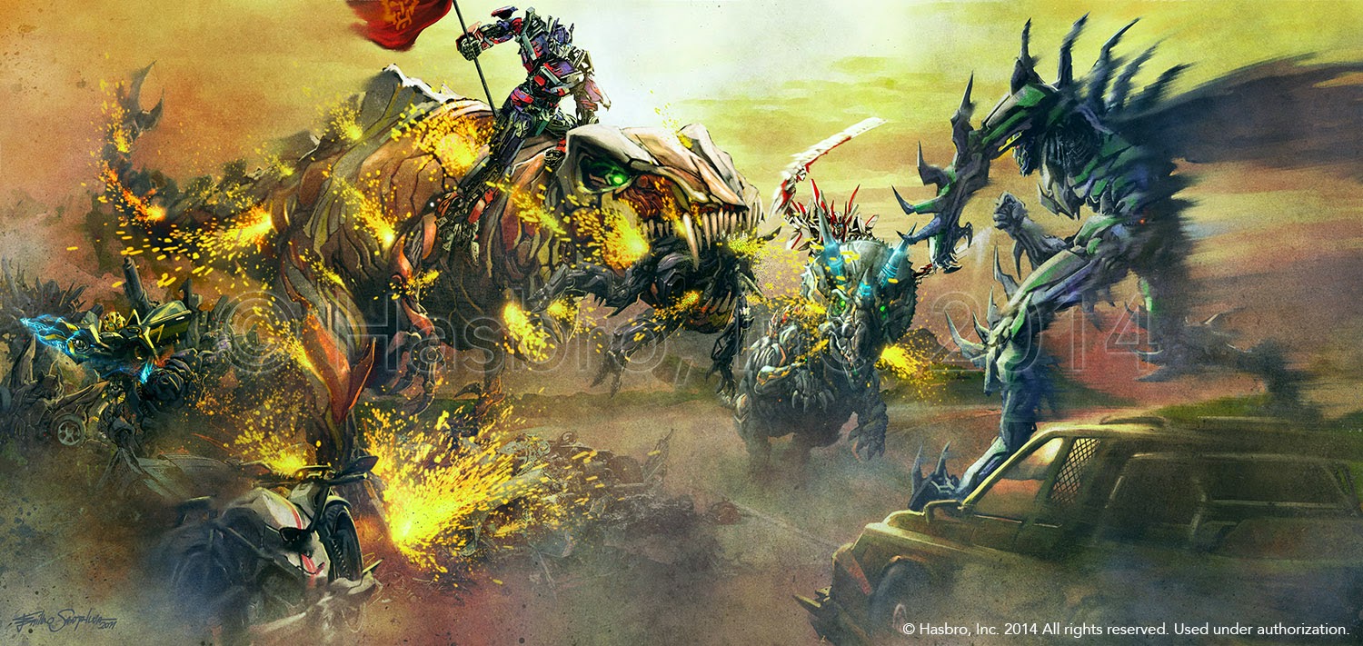 Jaw-Dropping TRANSFORMERS: AGE OF EXTINCTION Concept Art by Emiliano ...