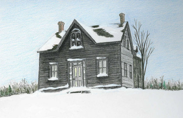 Ronna's Blog: Drawing Old Houses