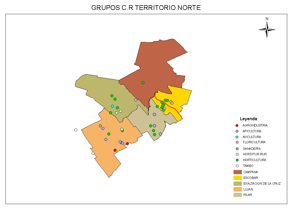 Productores de Lujan: Mapa de grupos Cambio Rural en Partidos de Pilar ...
