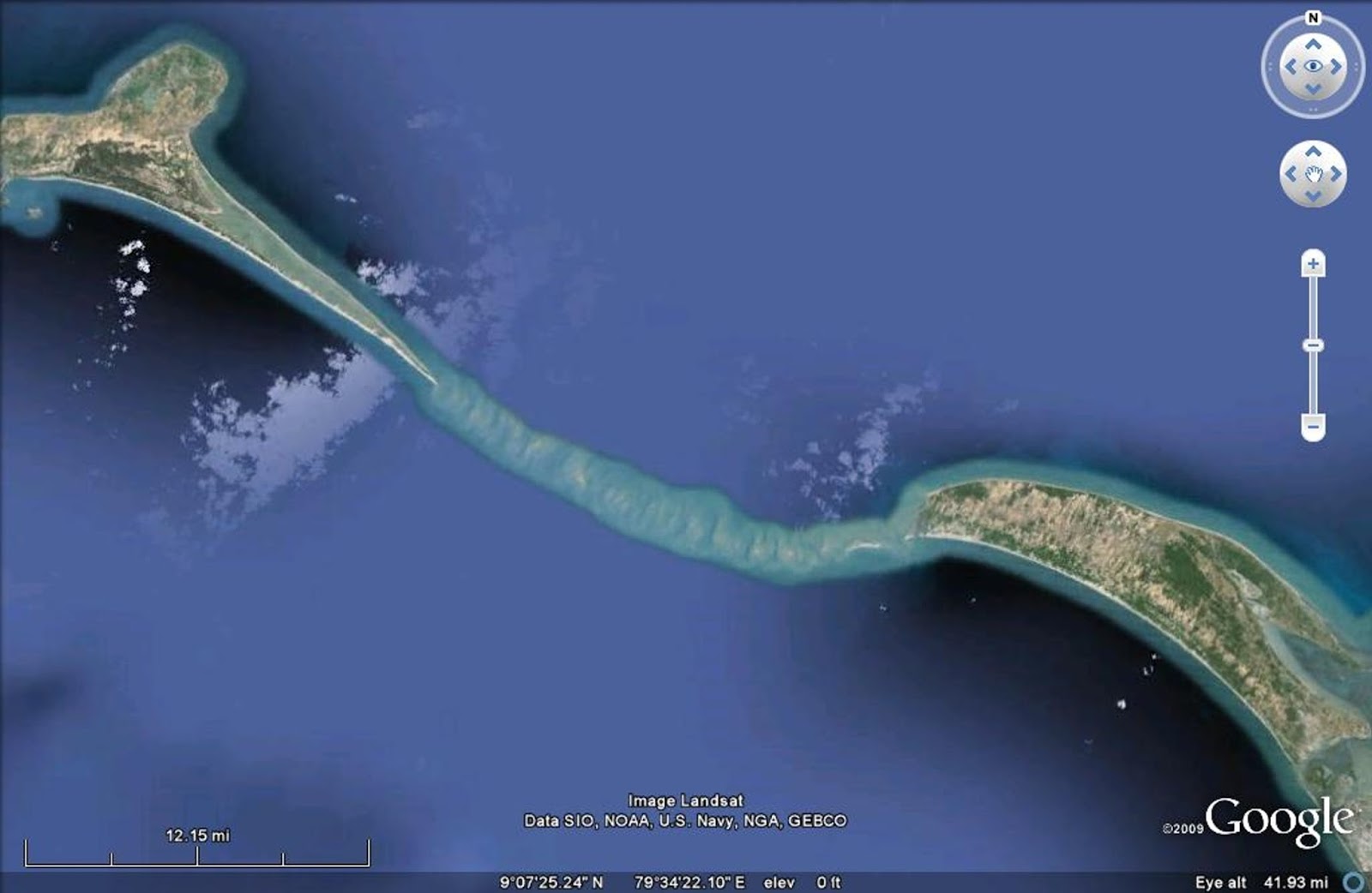 EARTH VERSUS MARS: Rama's Bridge To Sri Lanka