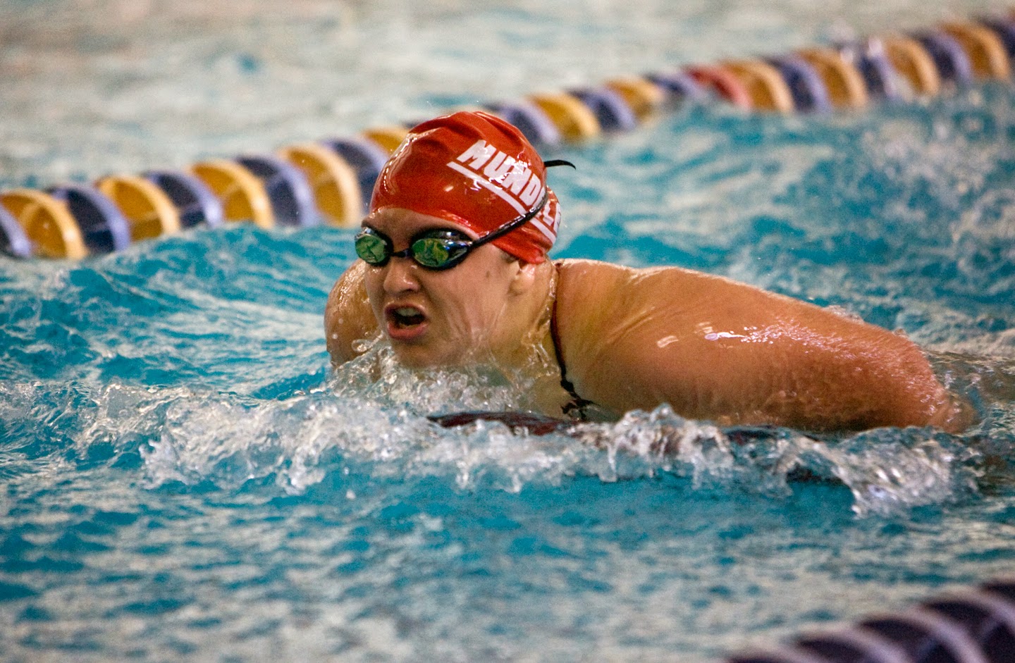 Mark Kodiak Ukena: IHSA Girls Swimming Meet at Lake Forest East