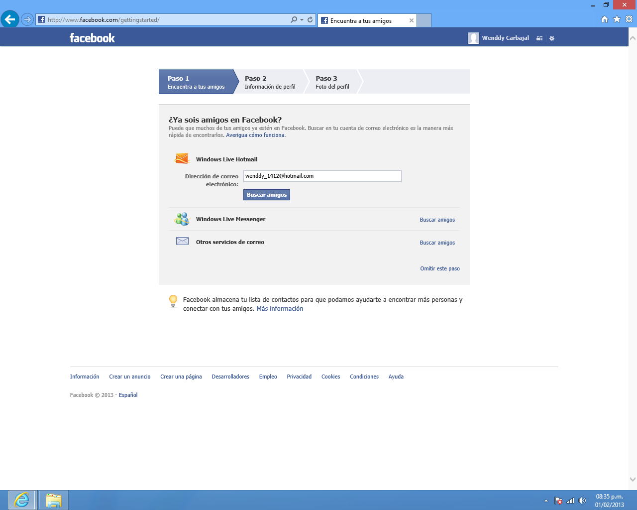 CREAR UNA CUENTA EN FACEBOOK