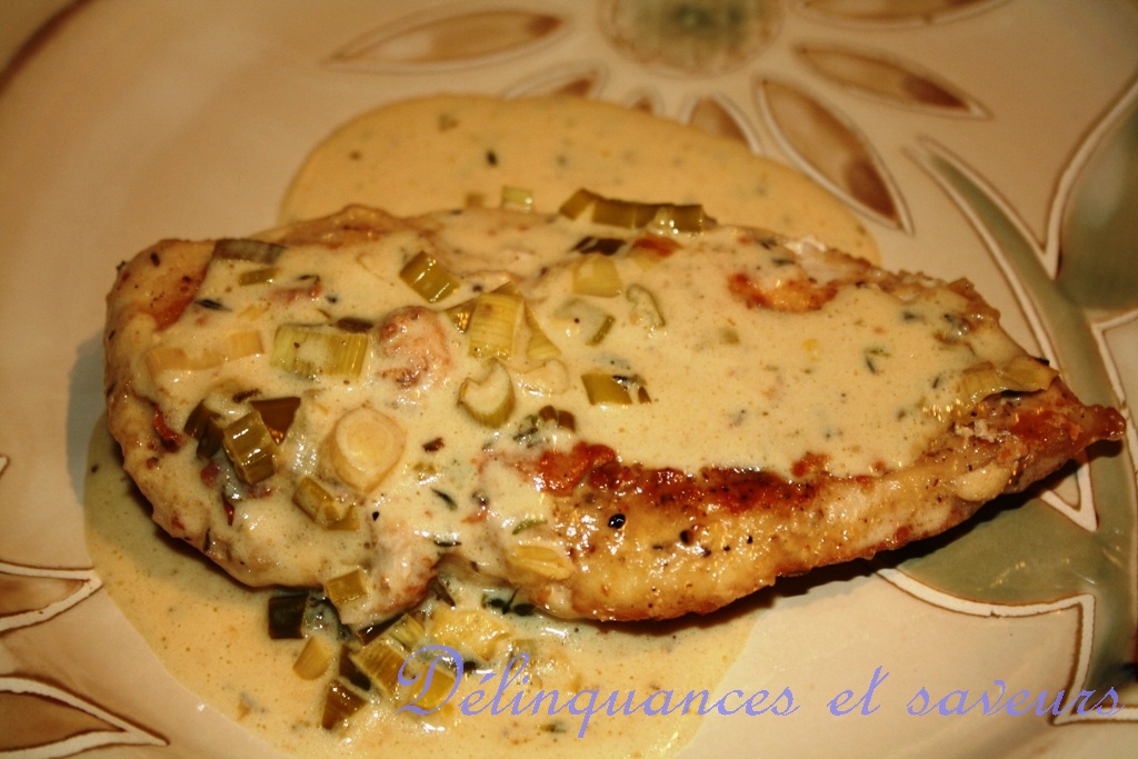 Délinquances et saveurs: Escalopes de poulet à la dijonnaise