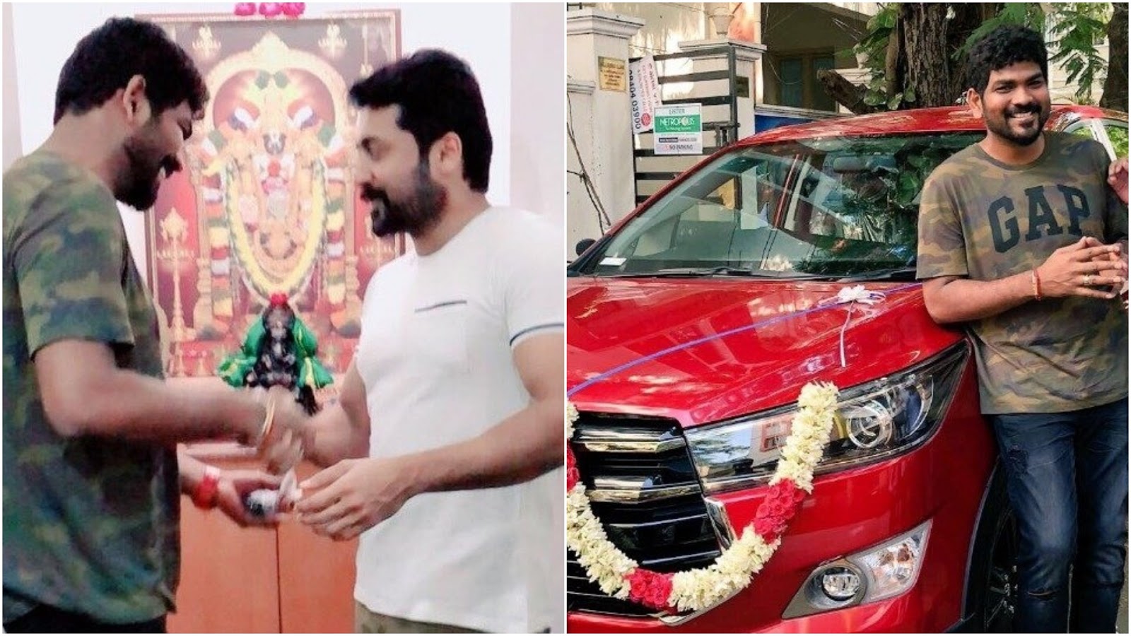 Suriya Has Presented A Brand New Toyota Car To Director Vignesh Shivan.