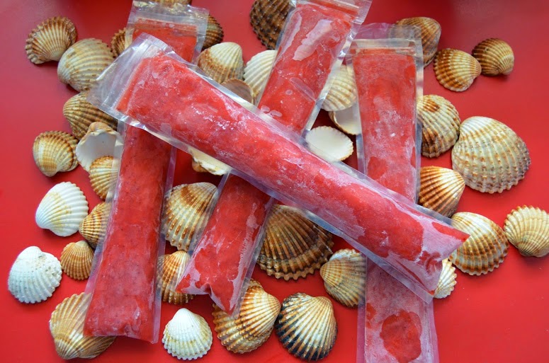 El Rincón de la Mariposa: Polos Flash de Fresa