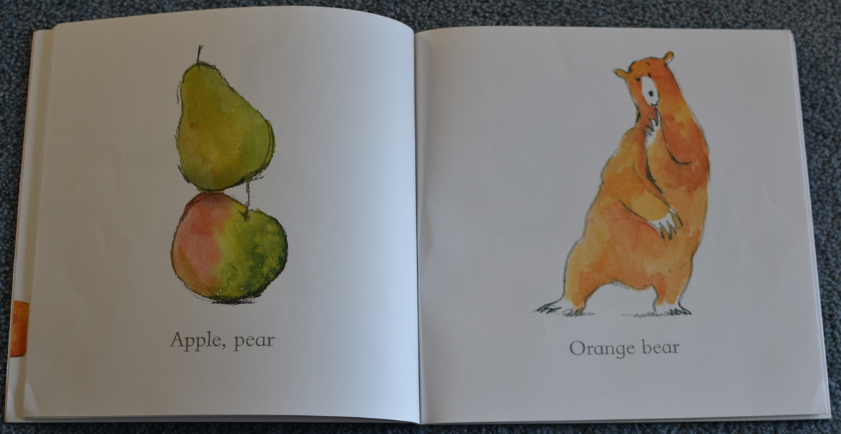 Book Review: Orange Pear Apple Bear | the adventures of MNMs
