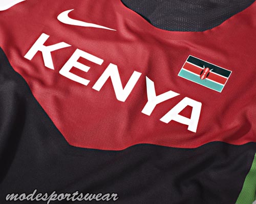 Maillot Nike de l'équipe de Marathon Olympique du Kenya