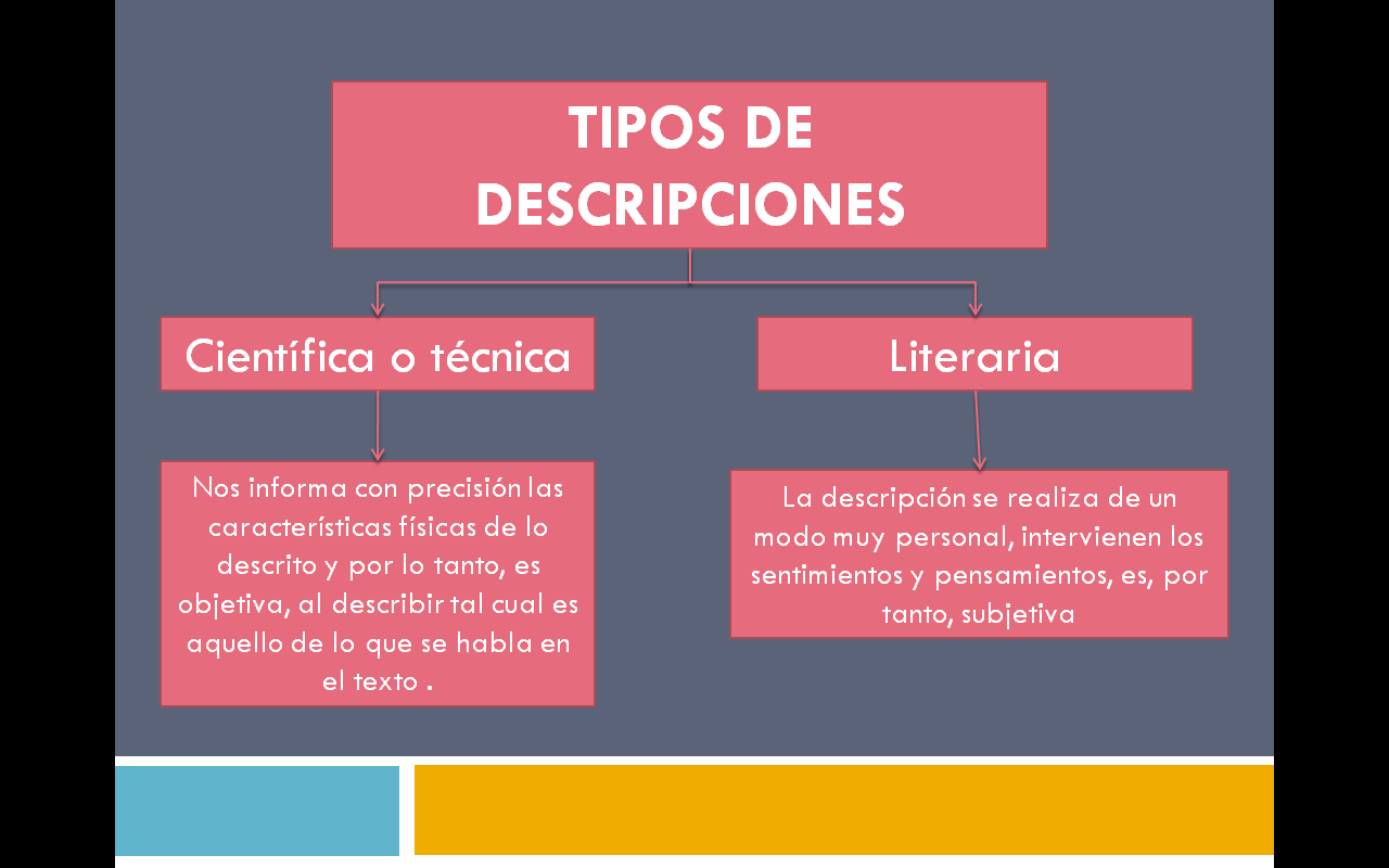 Leoye: Estructura descriptiva y sus elementos