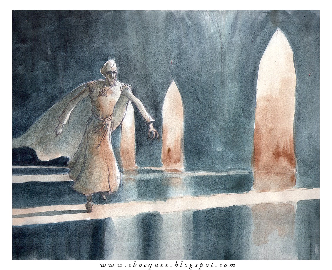 The art of Christian Bocquée: Brooding Frollo - illustration