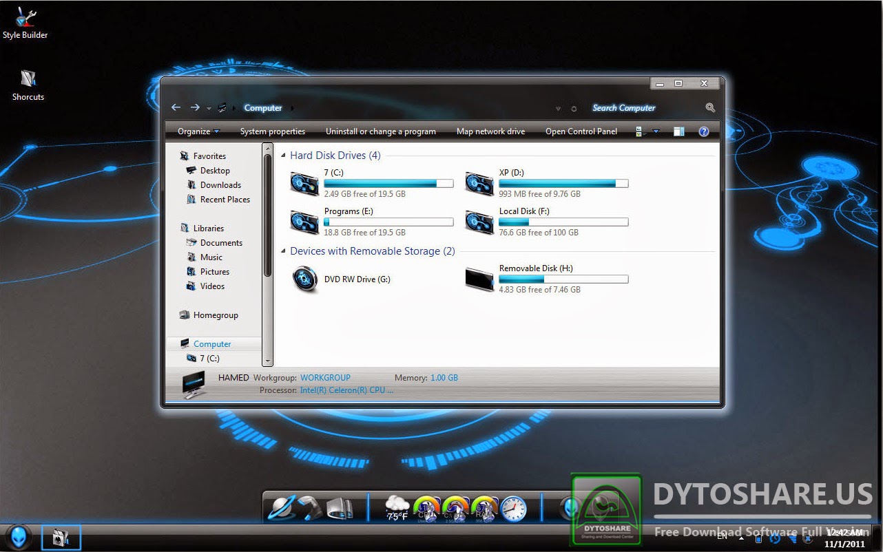 Gratis Skin Pack Windows 7 Terbaru - downdfil