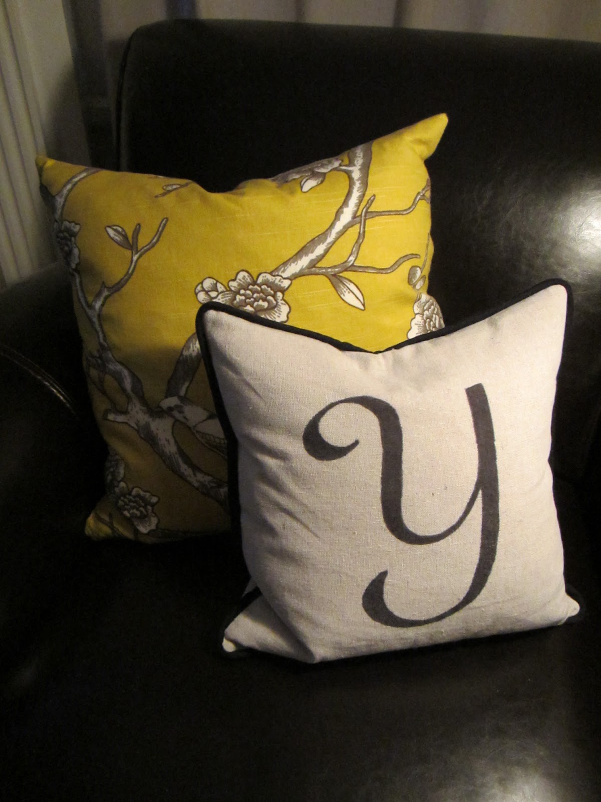 Finished Seams: The Easiest Initial Pillow Cover