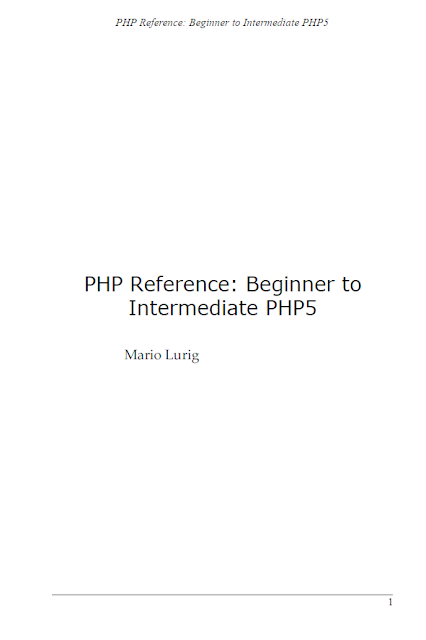 Beginner to Intermediate PHP5