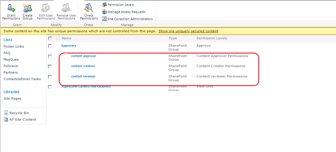 SharePoint Blog: Create New Group in SharePoint 2010