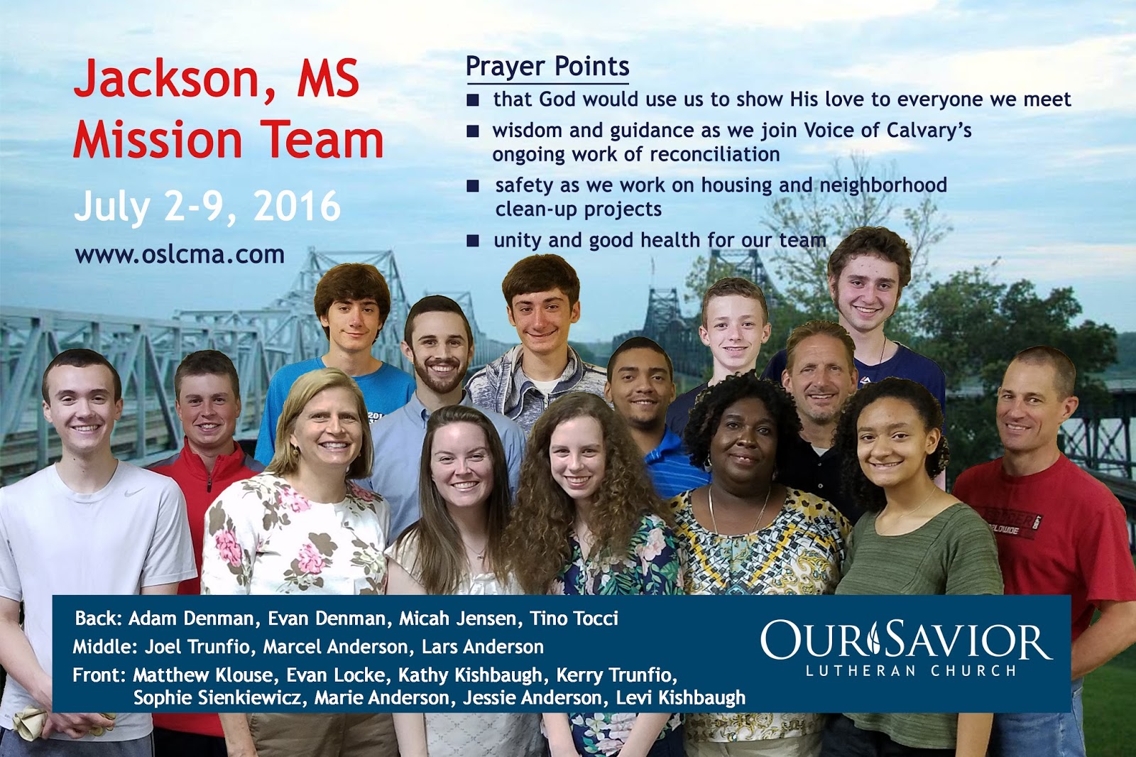 Jackson Mission Team Blog 2016