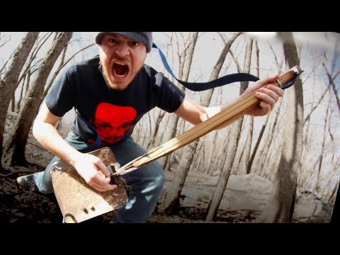 Rob Scallon: A one string shovel guitar. Can ya dig it?