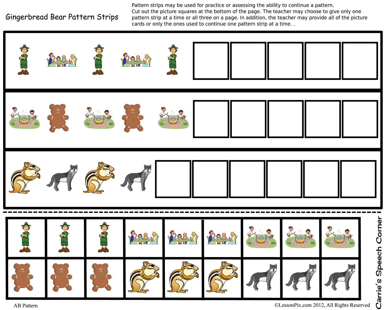 Carrie's Speech Corner: Book of the Week: The Gingerbread Bear