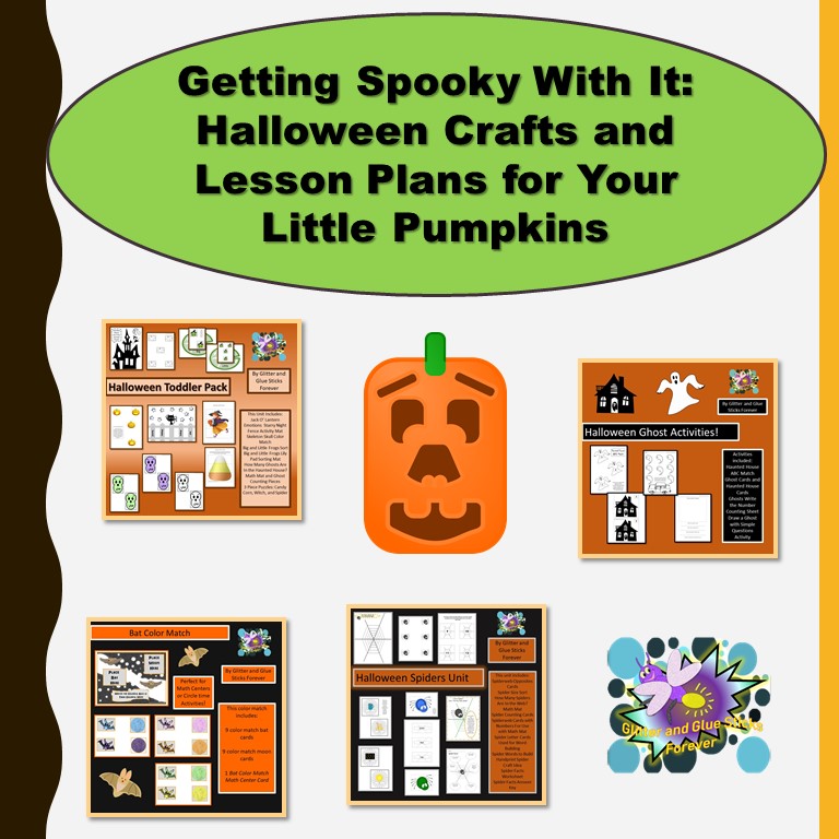 Glitter and Gluesticks Forever: Getting Spooky With It: Halloween ...