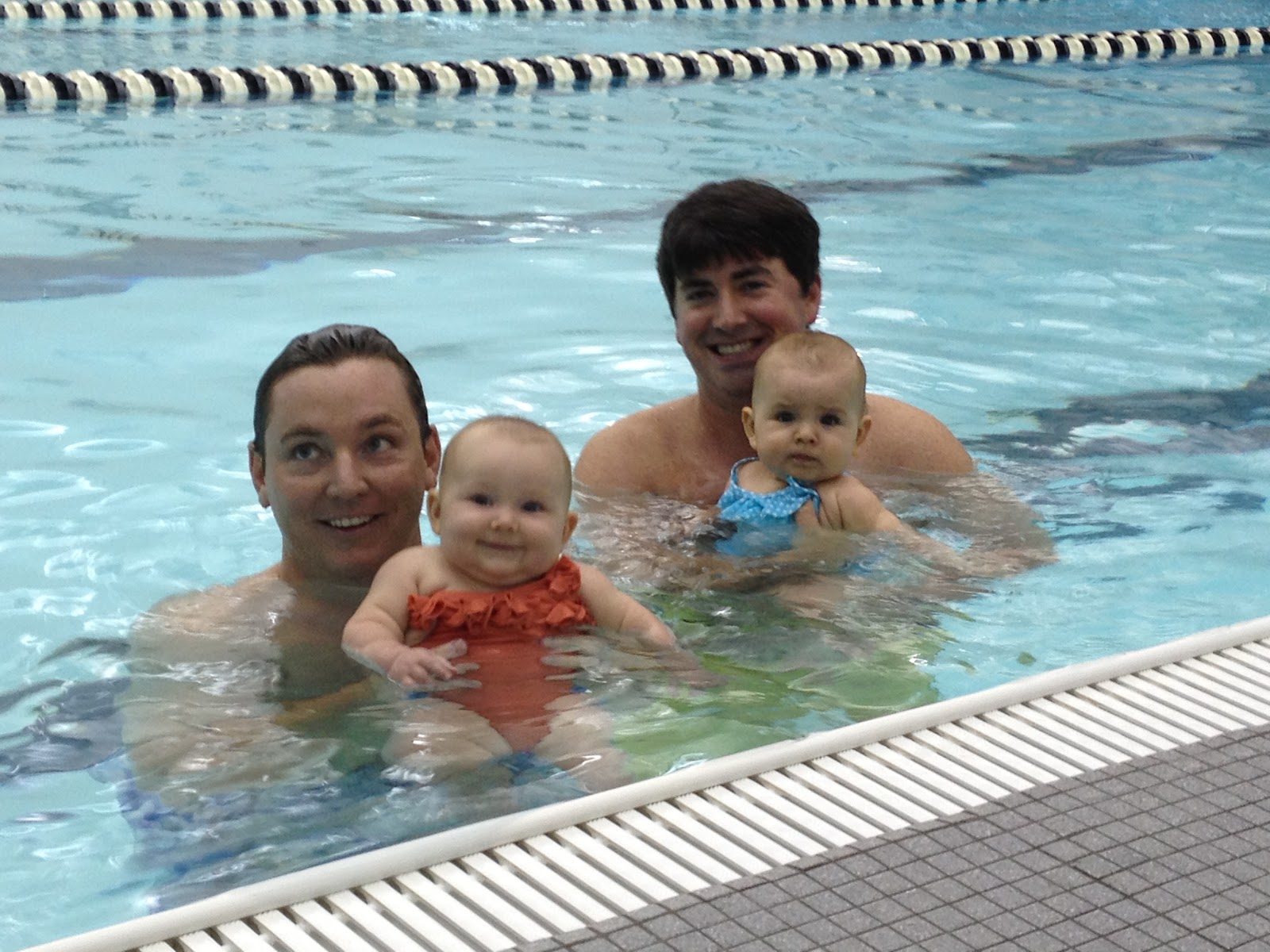 Baum Squad: The Baum Family Blog: First Swim Lesson!