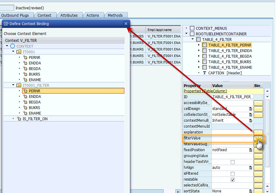 An SAP Consultant Web Dynpro ABAP Filtering In Table UI Element