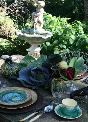Romancing the Home: Vegetable Garden Table Design
