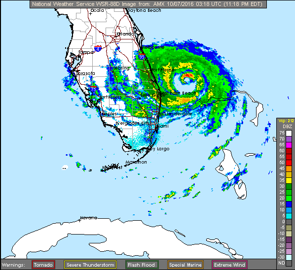 La esquina de Múllix: Imagen Radar Doppler Meteorológico de Miami Fla ...