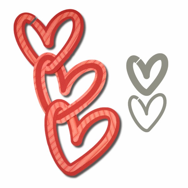 Heart Links | Bits of Paper