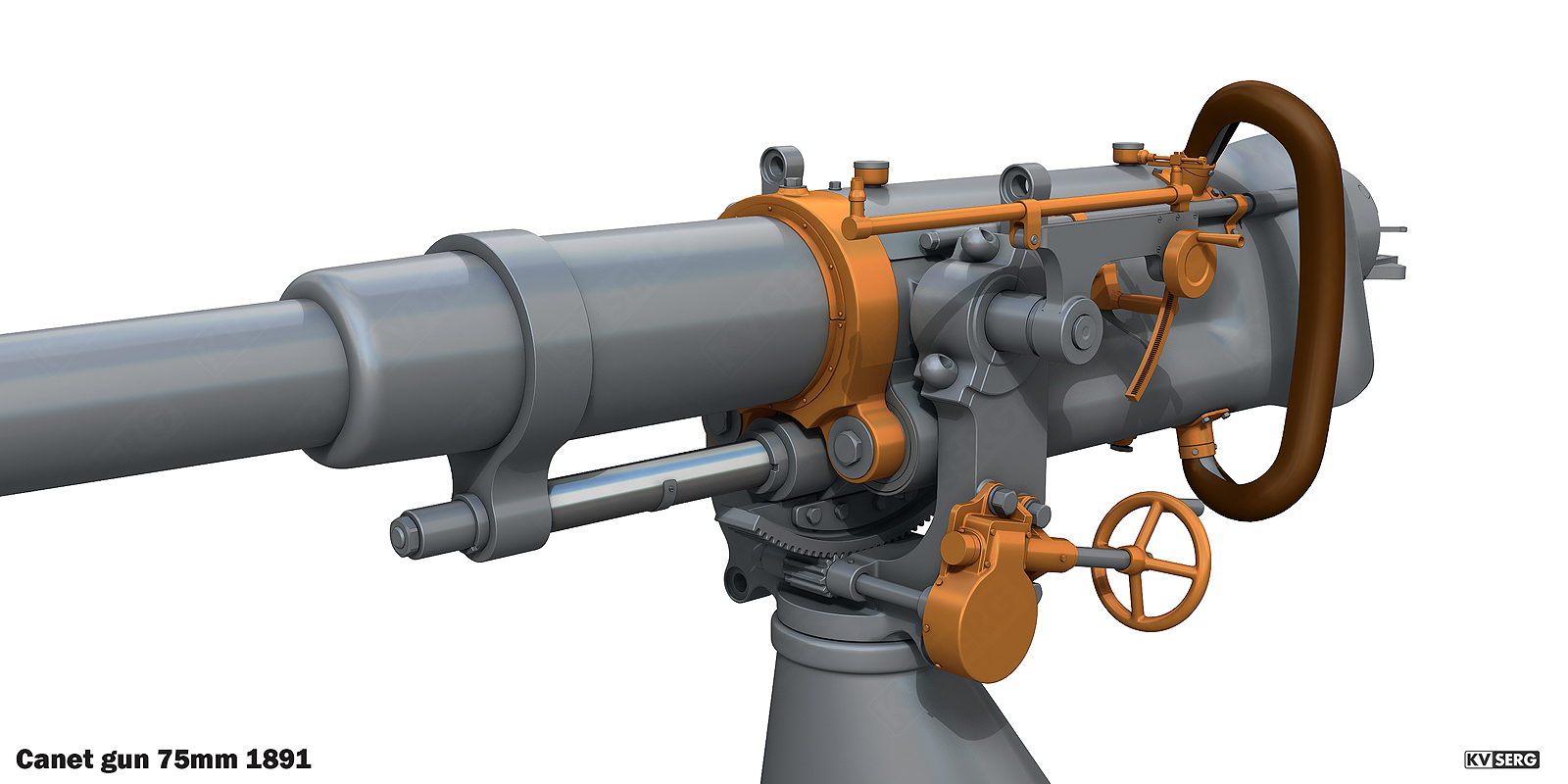 KVSERG ART: Canet gun 75mm