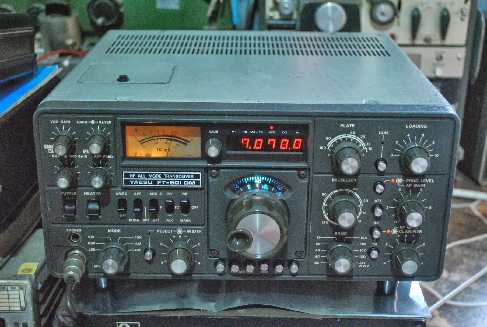 RESTORASI ELECTRONIC TUBES: TRANSCEIVER H F YAESU FT -901 DM made in ...
