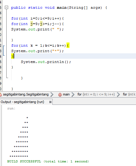 fahtul abdul rahman: Tutorial membuat Segitiga Bintang ( SamaKaki , SamaKaki Terbalik , Piramida ...