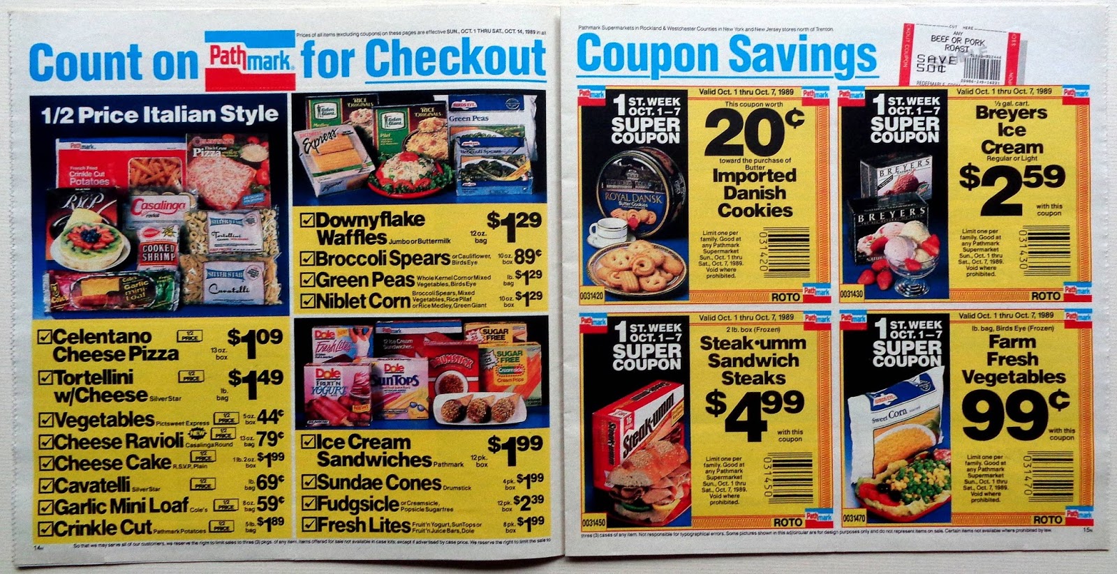 Past Print: Pathmark supermarket flyers