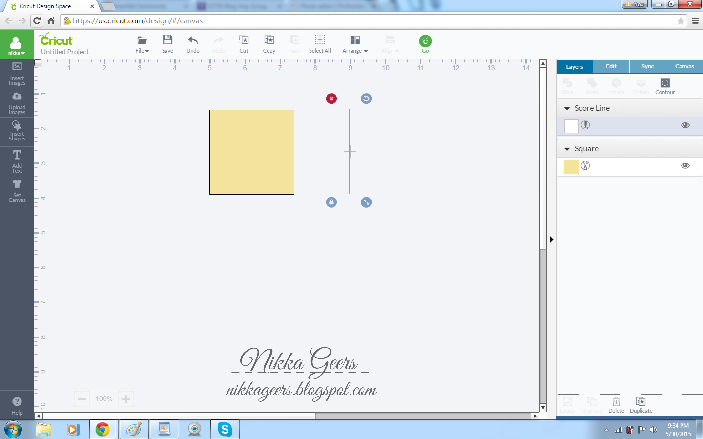 Create your Vision: Cricut Explore Tutorial - Faux Stitching