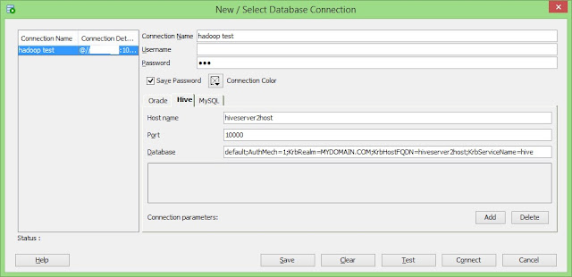 Oracle Log Sql Developer How To Set Up Hive Connection With Kerberos Authentication On Windows