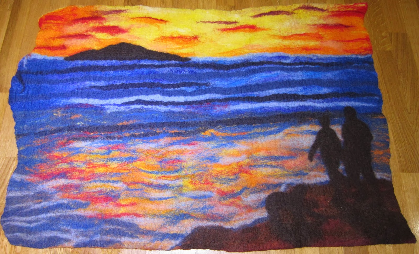 Teri Berry Creations: The Beach - Wet felting