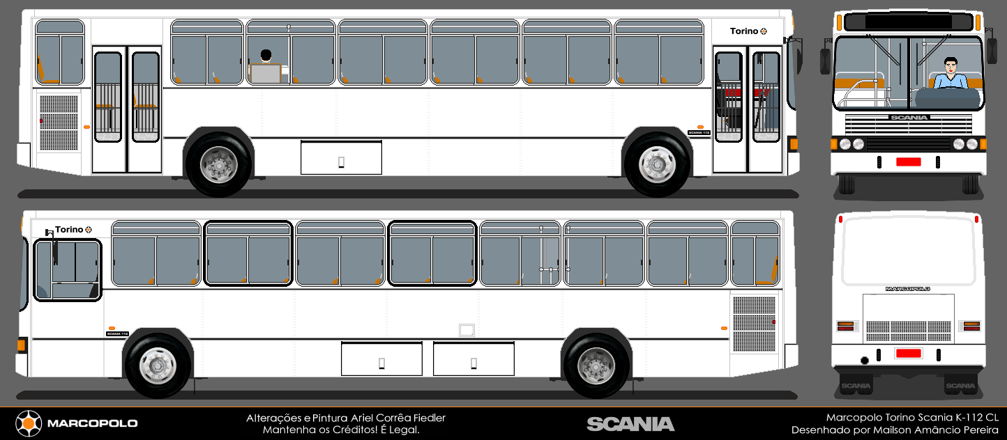 Central Bus: Marcopolo Torino Scania K112CL